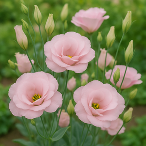 Light Pink Eustoma: Graceful Blooms for Elegant Garden Spaces