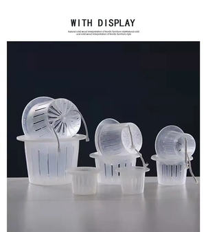 Customizable Net Pot for Hydroponic NFT Systems – Compact and Durable